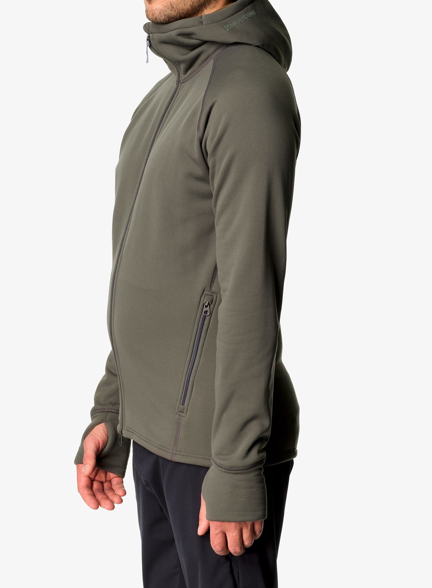 Bluza polarowa z kapturem Houdini Power Houdi - green